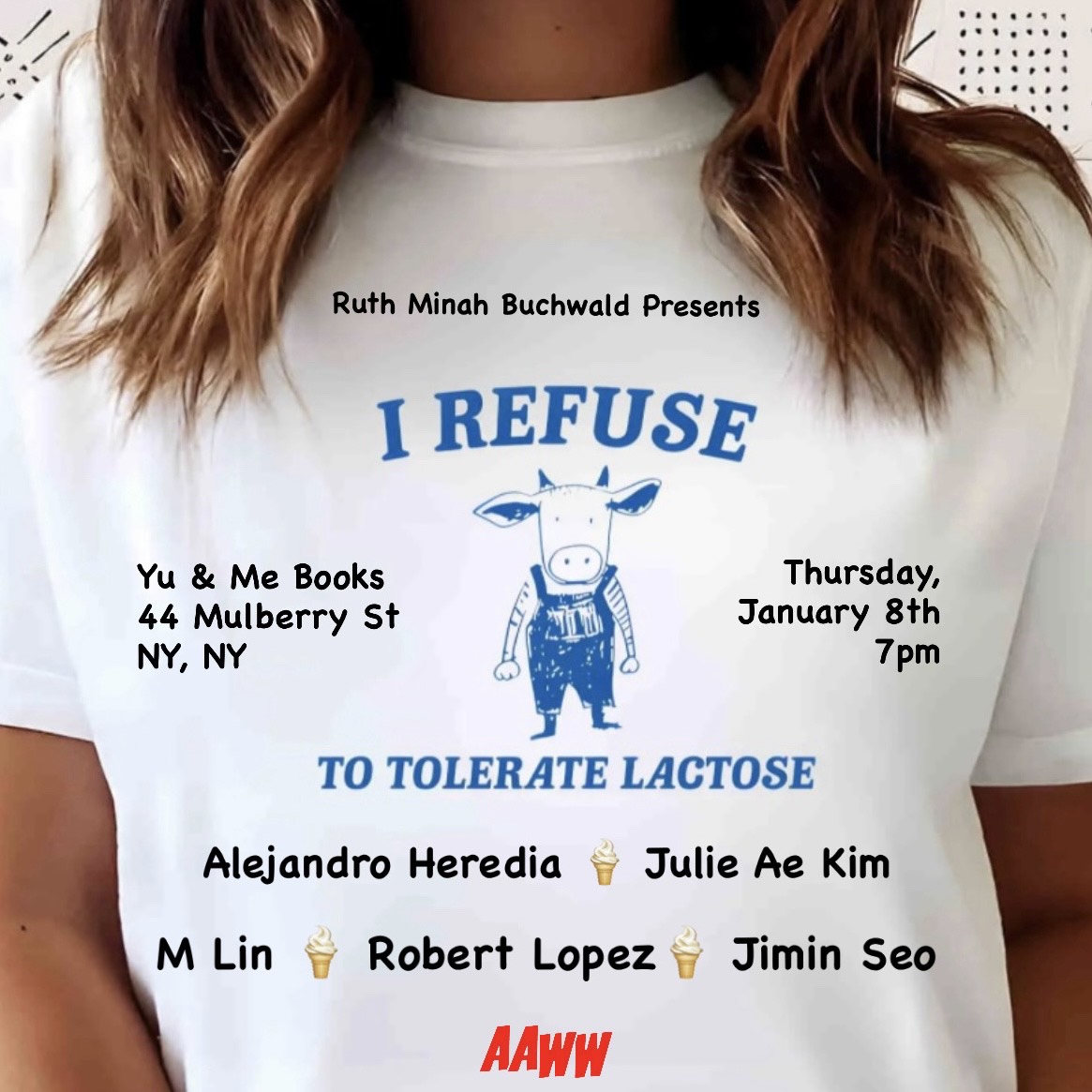 Reading Series | Lactose Intolerant hosted by Ruth Minah Buchwald – Yu ...